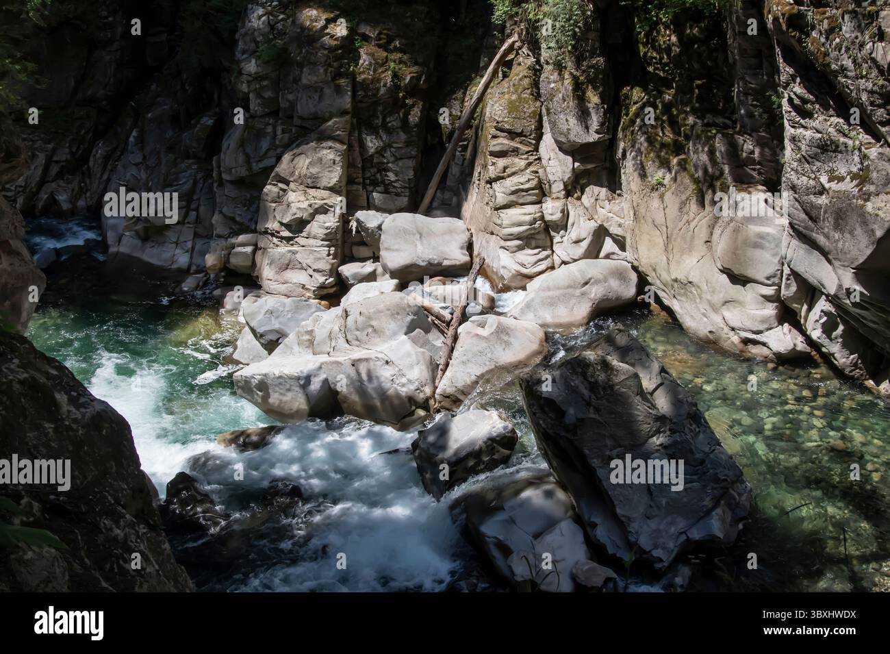 Coquihalla River from Othello Tunnels at Coquihalla Canyon Provincial ...