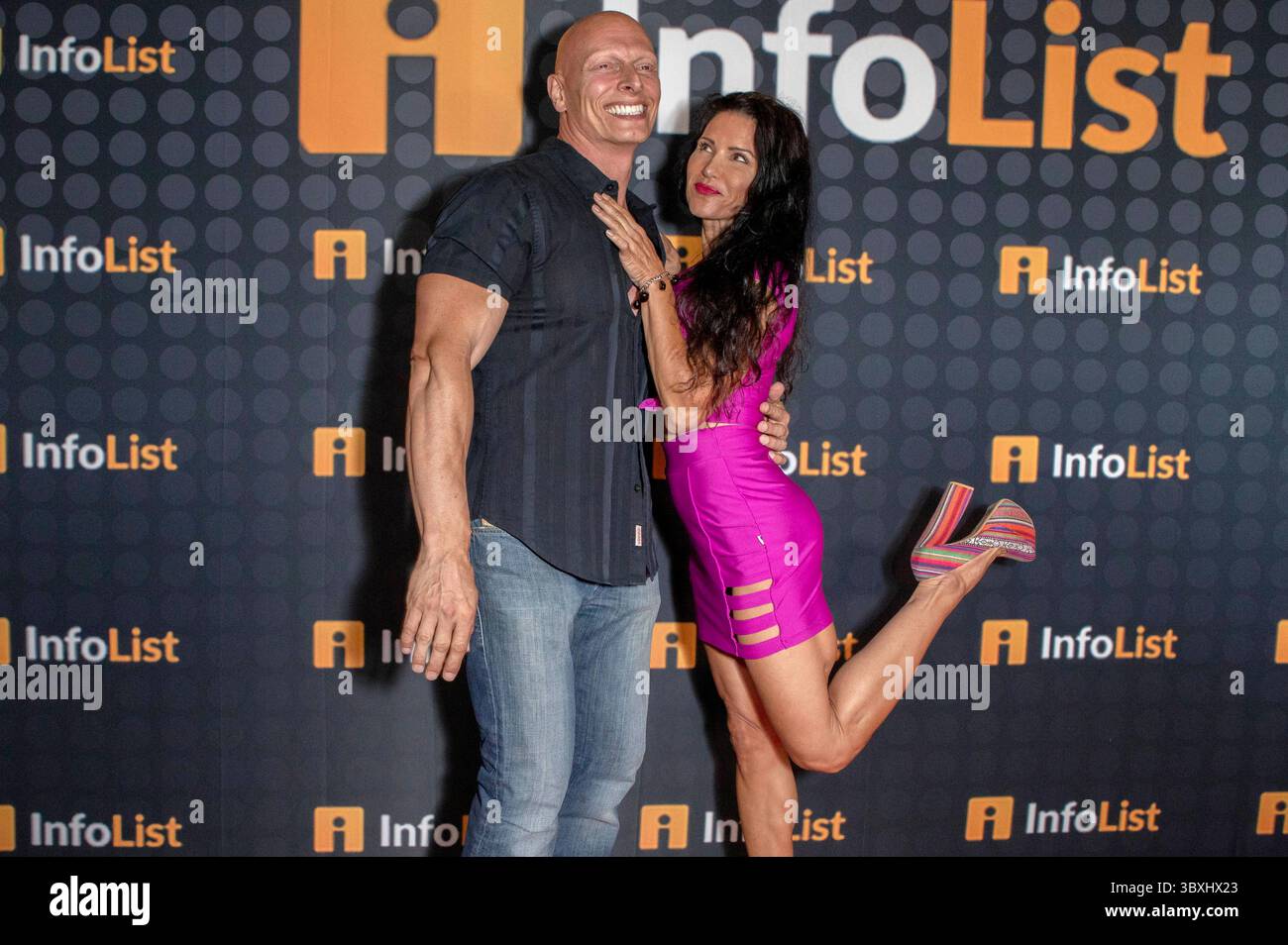 Joseph Gatt und Mercy Malick beim InfoList Pre Comic-Con Bash 2025 im Nachtclub Academy LA. Los ...