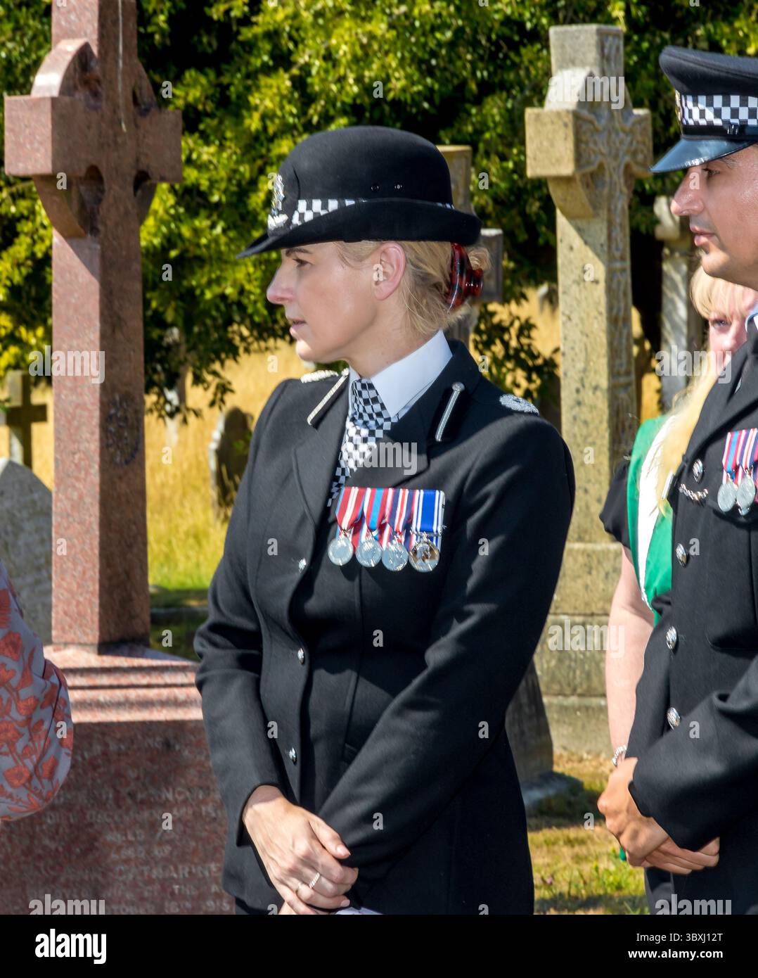 Eastbourne, East Sussex.18 Jul, 2025. Representatives of Sussex Police ...