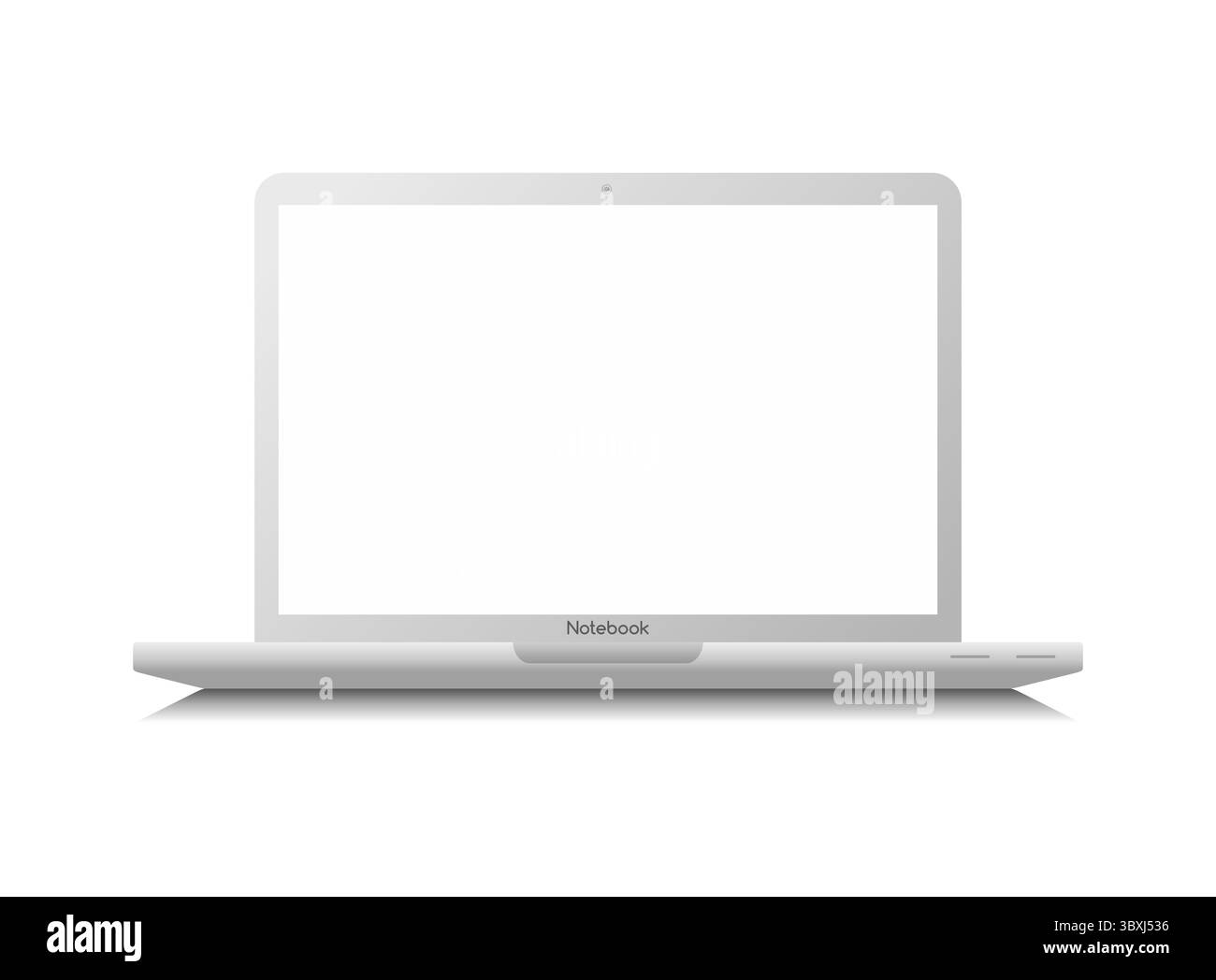Laptop and notebook theme vector graphic art illustration Stock Photo ...