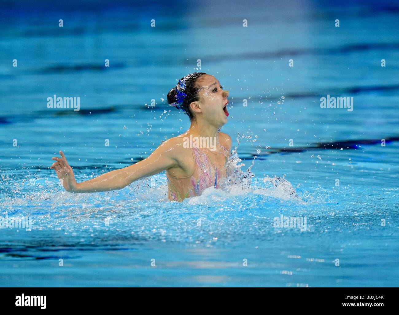 Singapore, Singapore. 18th July, 2025. China’s XU Huiyan standing out ...