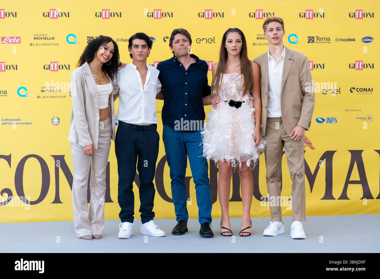 July 18, 2025, Giffoni Valle Piana, Salerno, Italy: The cast of ...