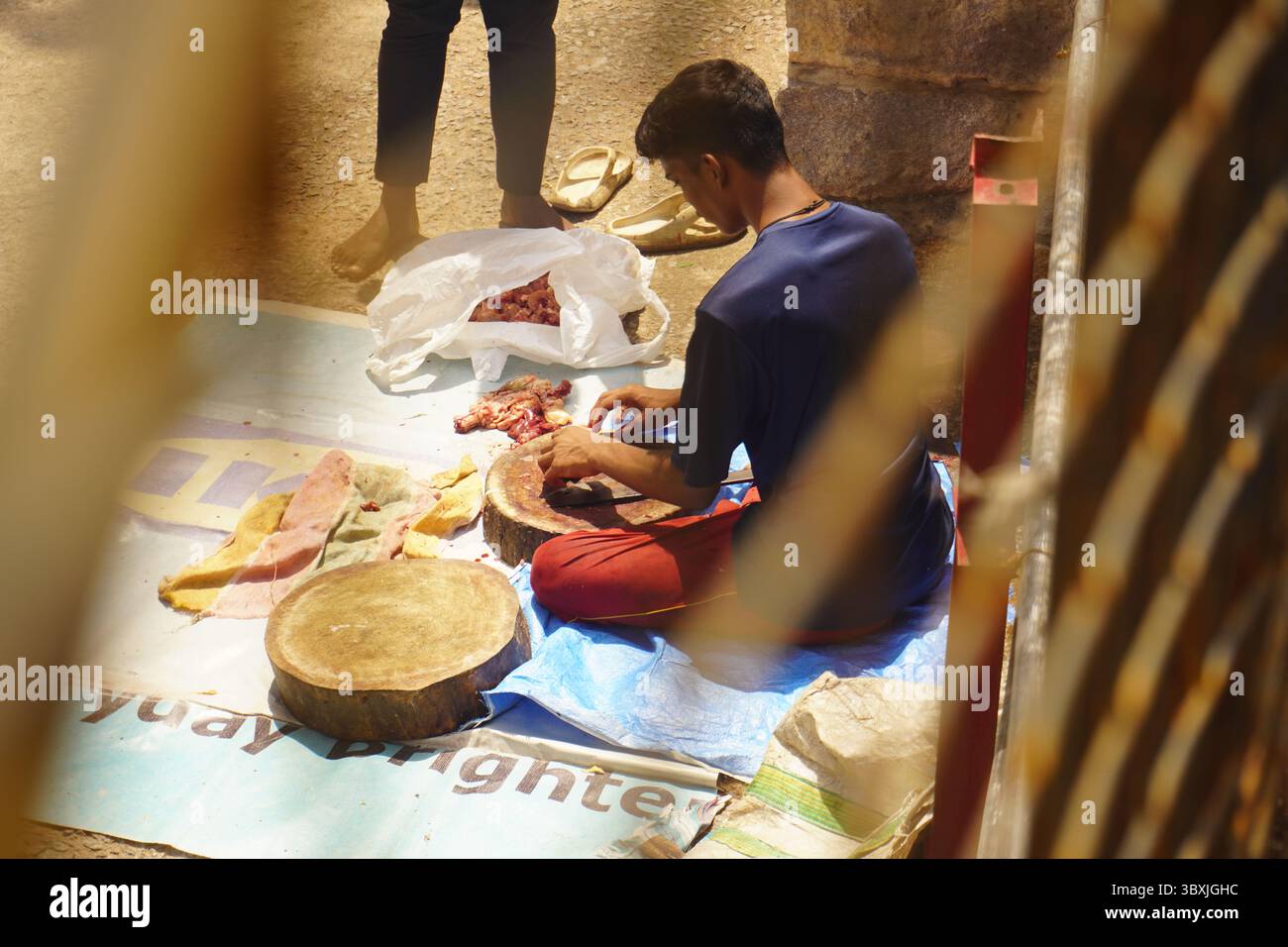 Desi butcher hi-res stock photography and images - Alamy