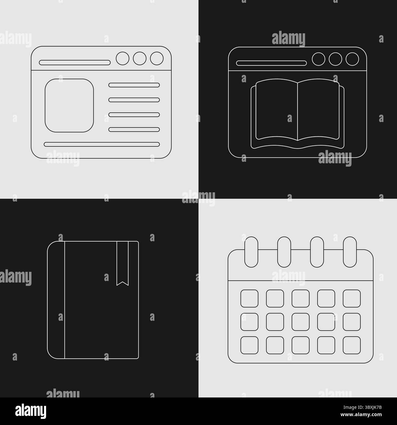 Virtual scheduling Black and White Stock Photos & Images - Alamy