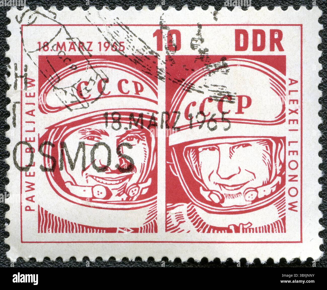 GERMANY - CIRCA 1965: A stamp printed by Germany shows Col. Pavel ...