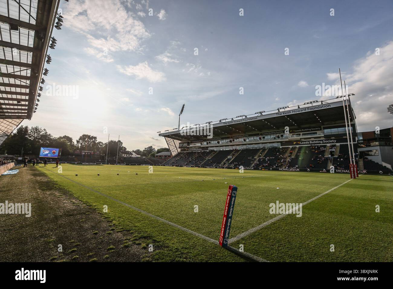 A general view of Headingley Stadium during the Betfred Super League round 19 match Leeds Rhinos ...