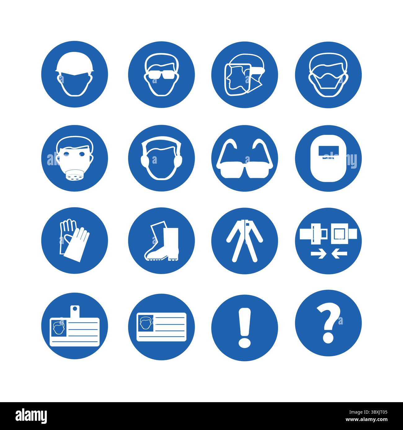 Mandatory signs illustration vector-based drawing Stock Vector Image ...