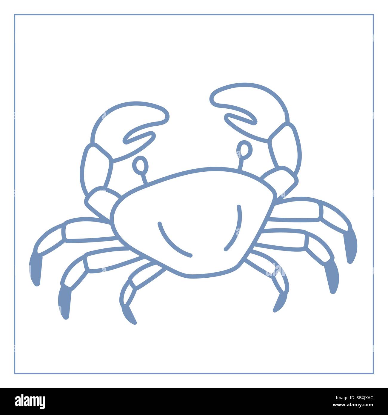 Abstract crab on black background Stock Vector Images - Alamy