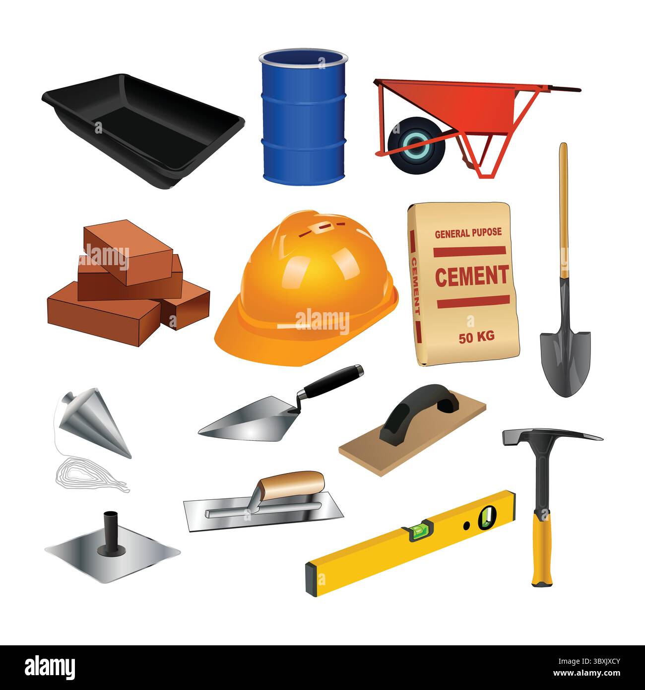 Tools carpentry workshop Stock Vector Images - Alamy