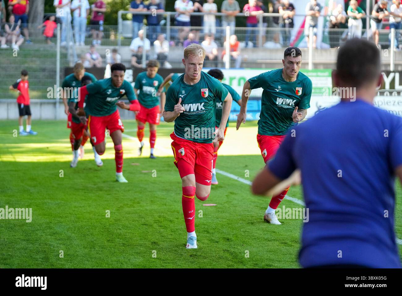 Tim Breithaupt (FC Augsburg, #18), GER, FC Memmingen vs. FC Augsburg ...