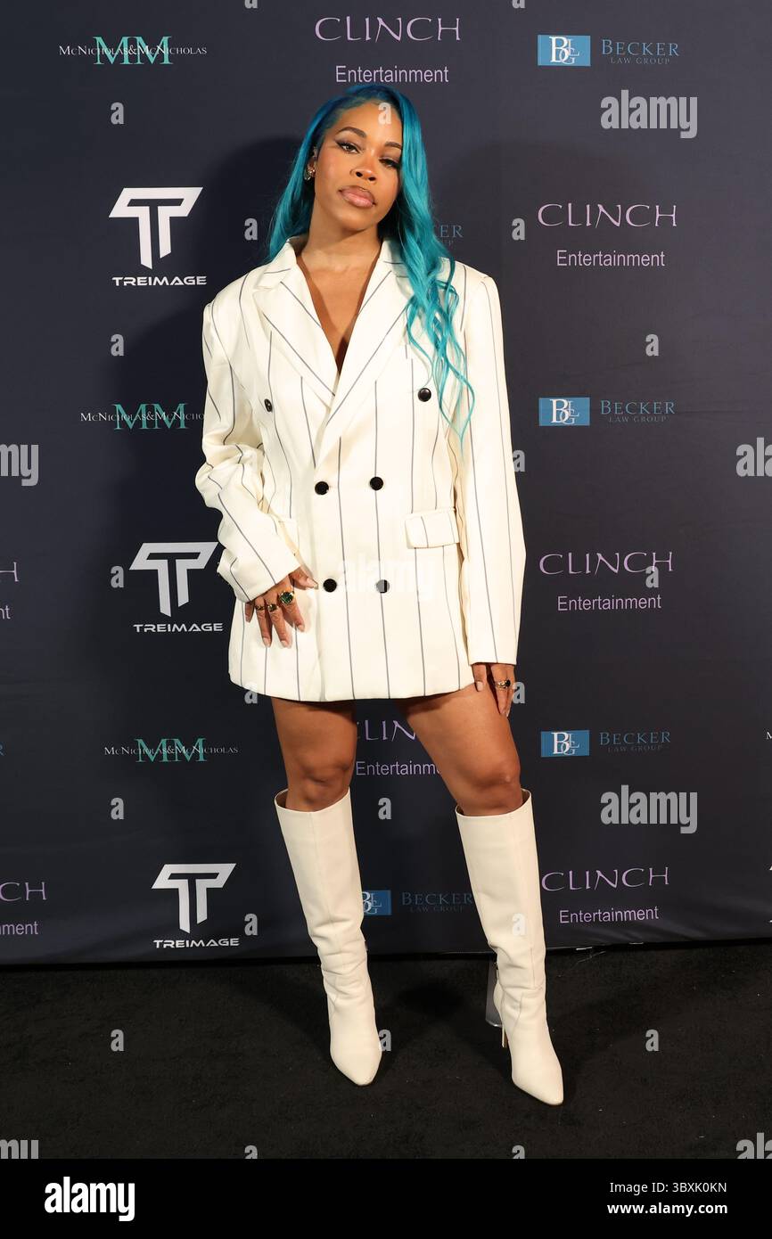 Hollywood, California, USA. 15th July, 2025. Singer Gogo Morrow ...