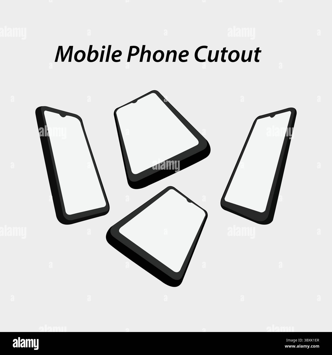 Cellphone cutout Stock Vector Images - Alamy