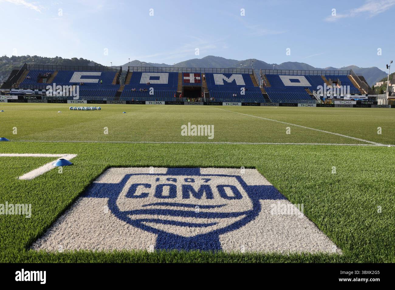 Como, Italia. 18th July, 2025. Como 1907's The stadium friendlysoccer ...