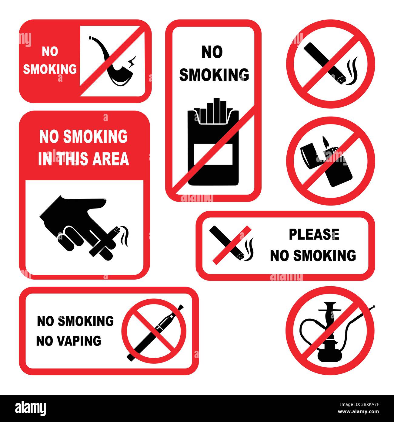 Cigarette warning label Cut Out Stock Images & Pictures - Alamy