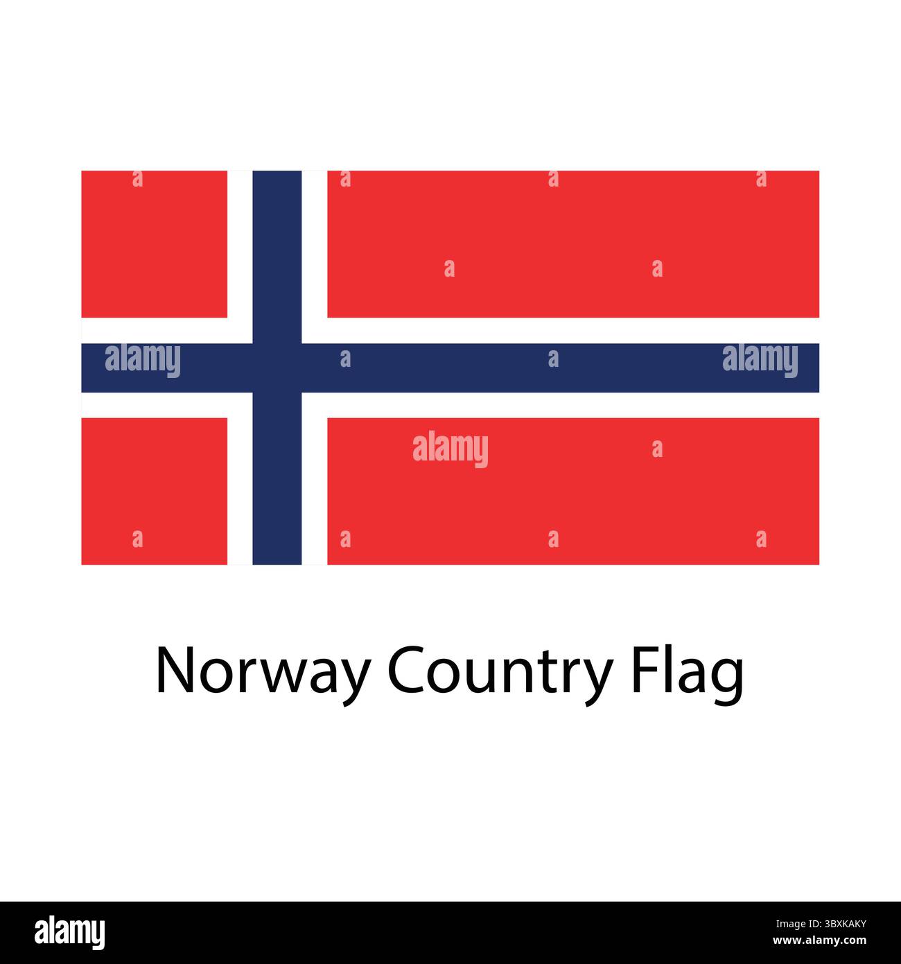 Norway Country Flag hand drawing illustration vector-based drawing ...