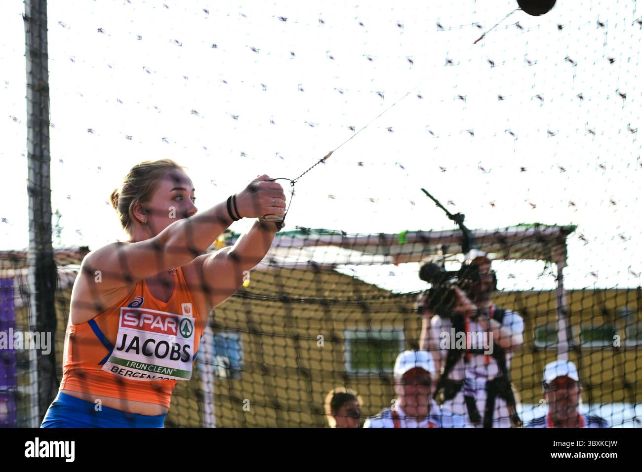 BERGEN, NORWAY - JULY 18: Audrey Jacobs of the Netherlands competing in ...