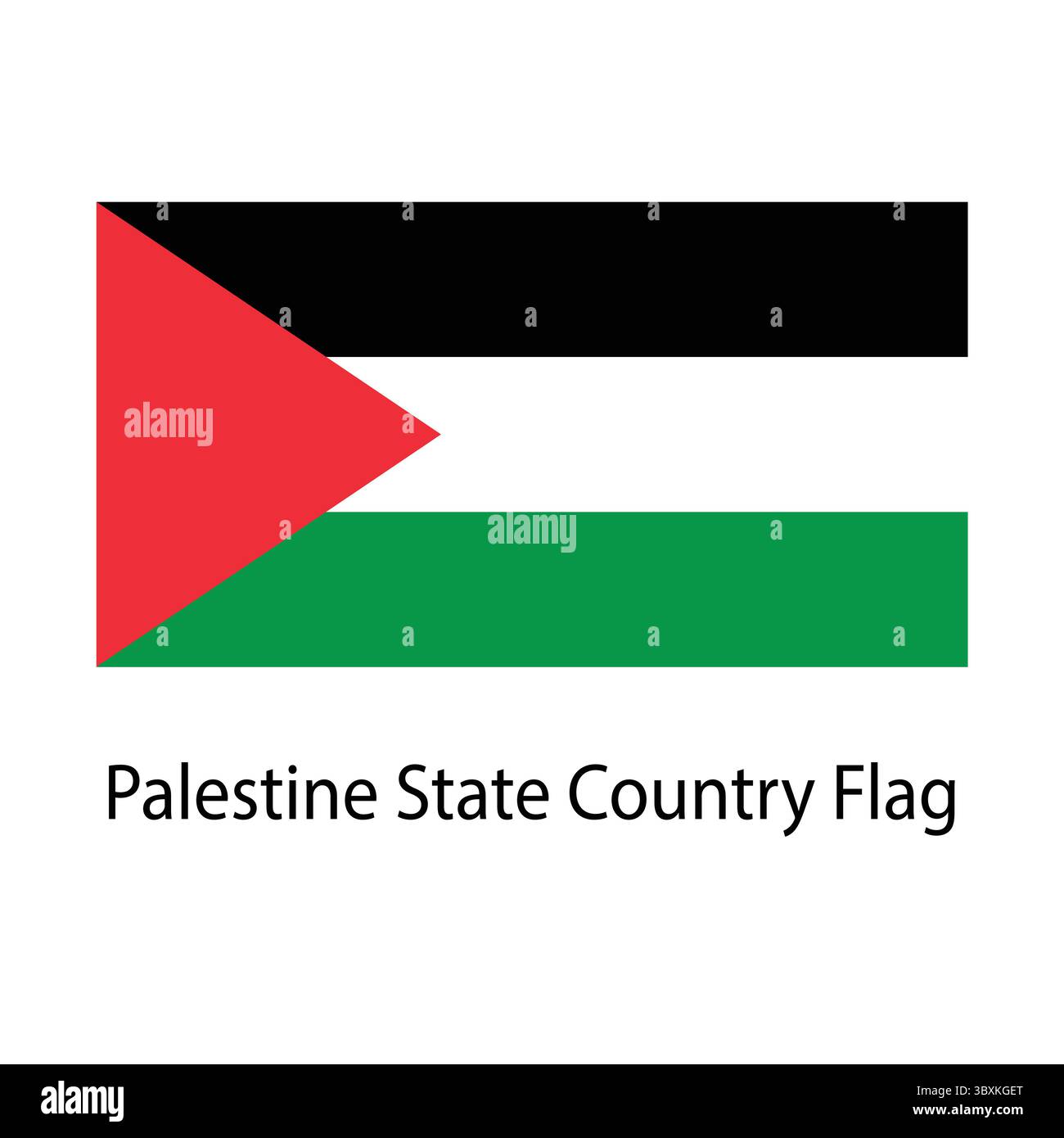 Palestine flag waving flag Stock Vector Images - Alamy