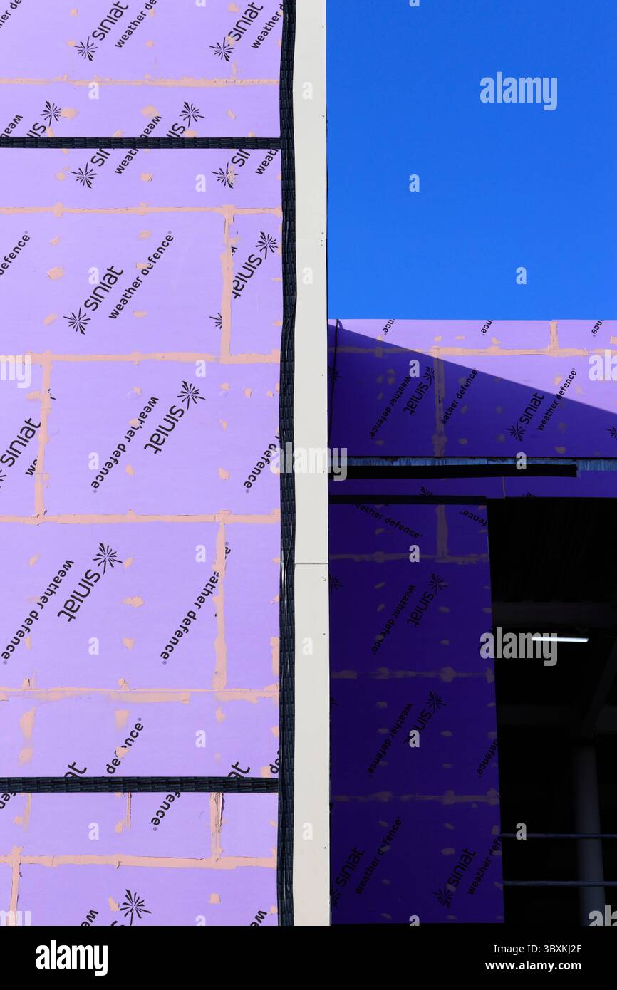 Weather defence backing boards with joint sealing tape, external ...
