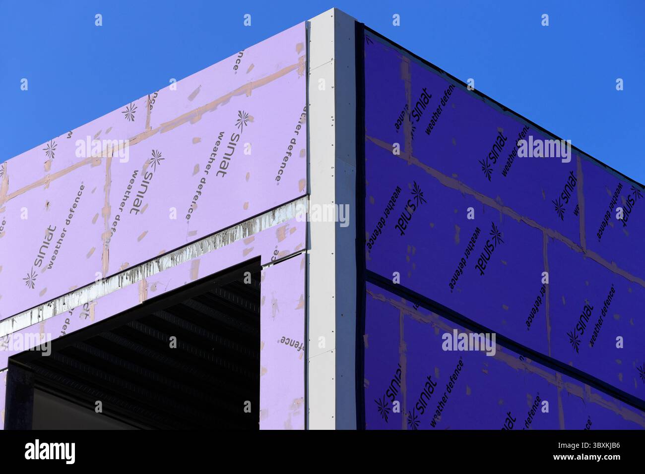 Weather defence backing boards with joint sealing tape, external ...