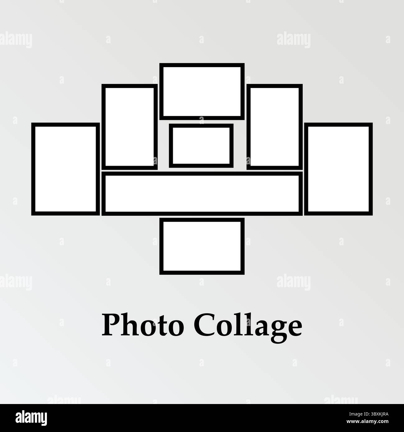 Photo collage abstract poster Stock Vector Images - Alamy