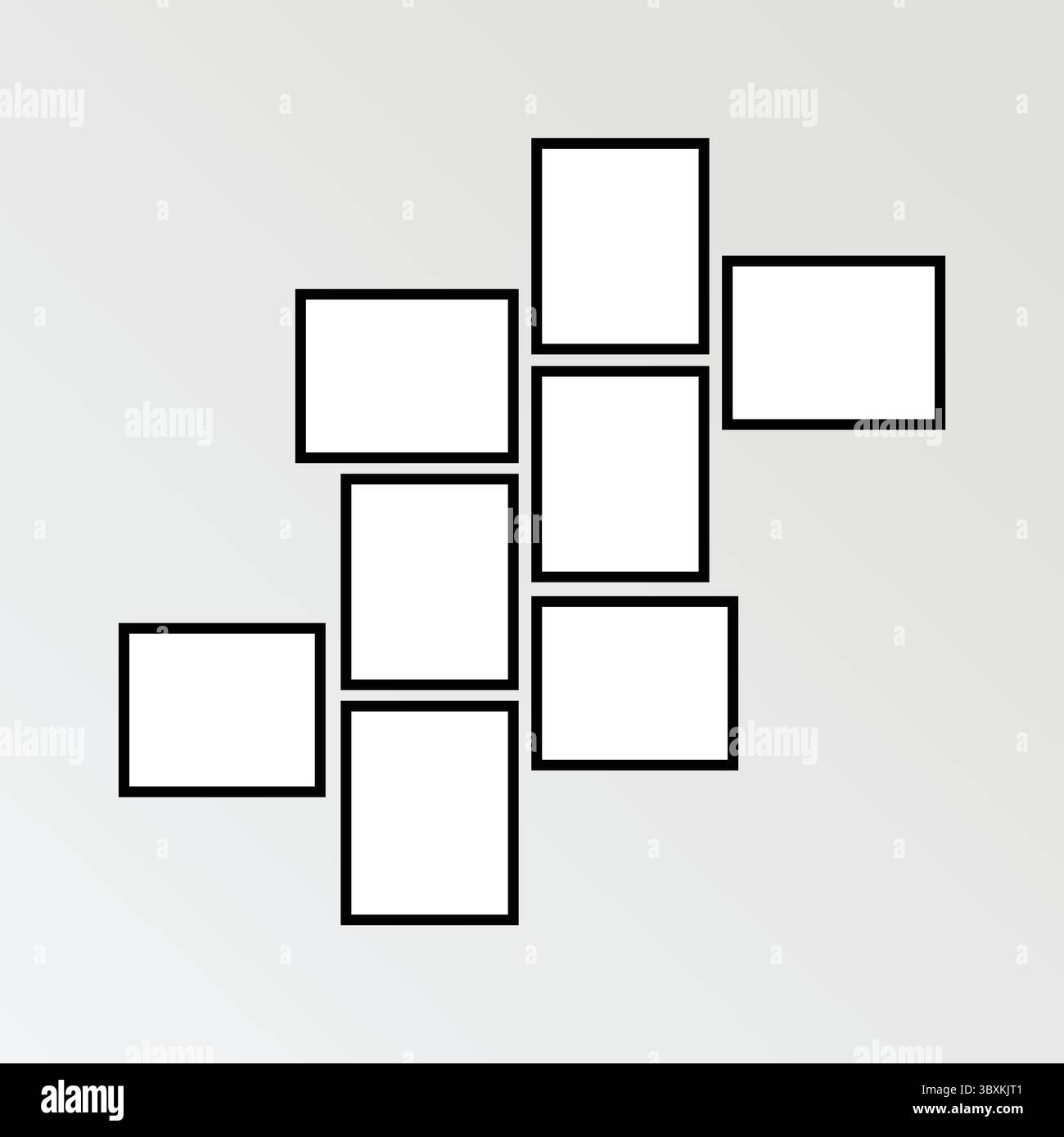 Photo mosaic collage picture Stock Vector Images - Alamy