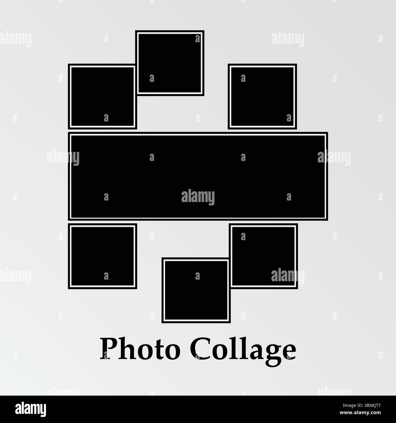 Photo collage abstract poster Stock Vector Images - Alamy