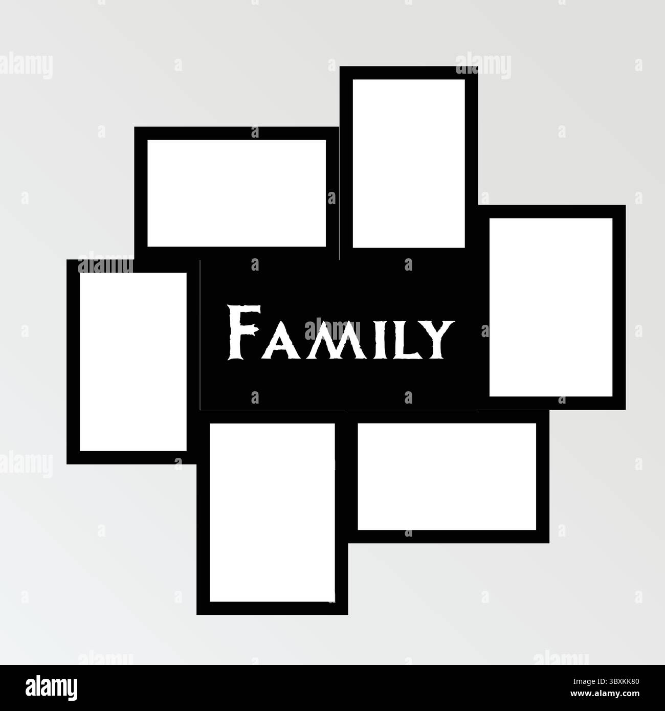 Wall art collage Stock Vector Images - Alamy