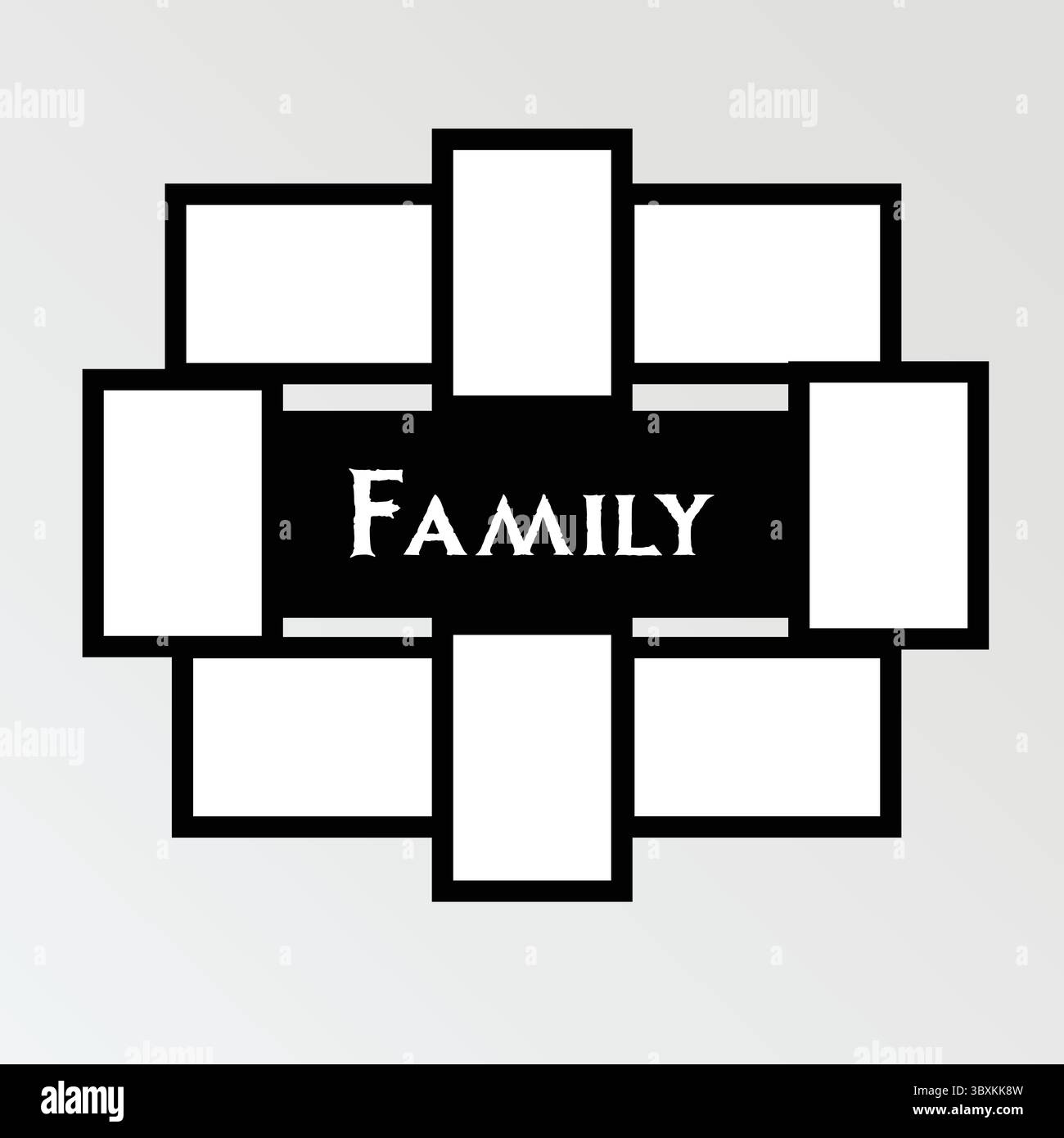 Photo mosaic collage picture Stock Vector Images - Alamy