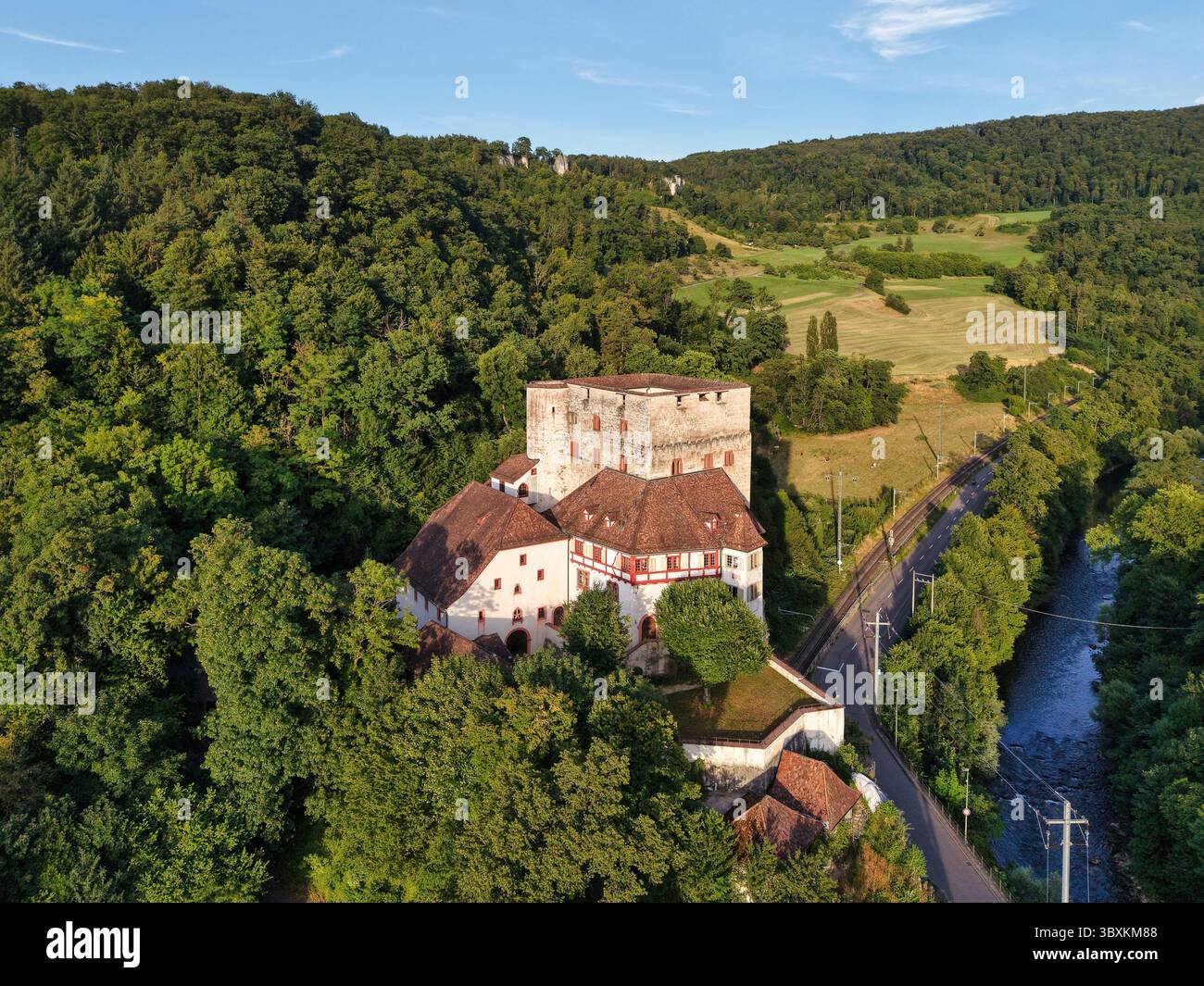 Angenstein Castle near Aesch BL. Baselland. Switzerland Stock Photo - Alamy