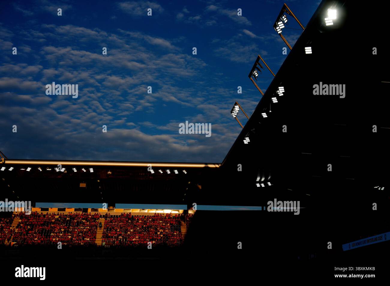 A general view inside the stadium during the UEFA Women's Euro 2025 ...