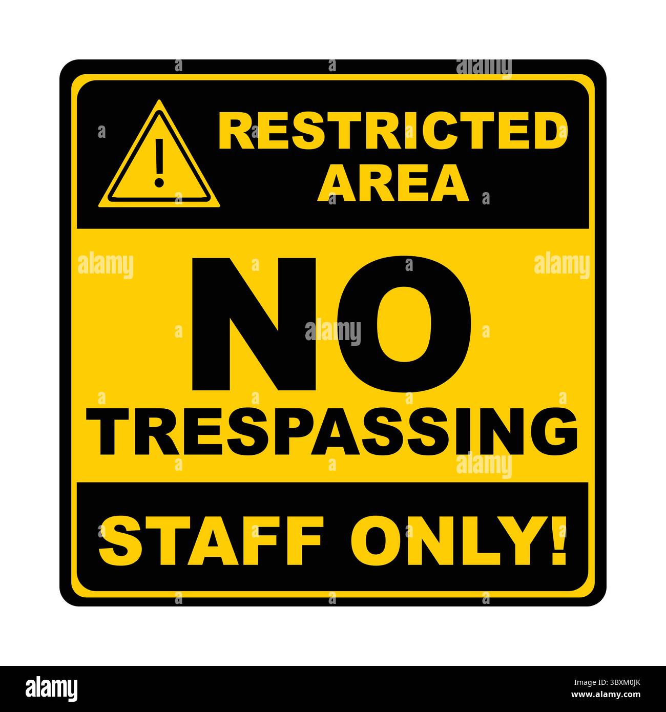 Restricted area icon hi-res stock photography and images - Alamy