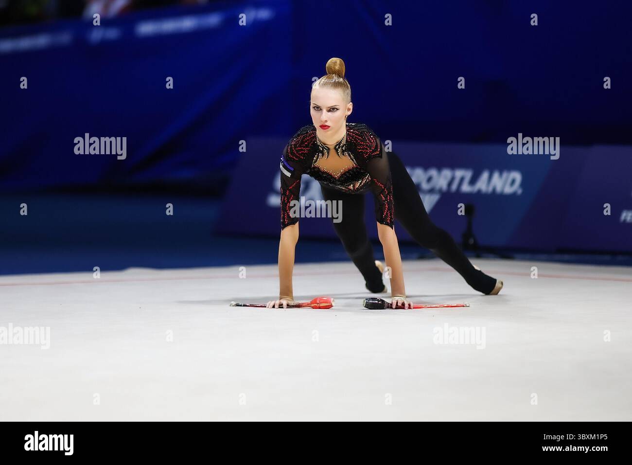 Kristin Frey (Estonia) at second day of qualification; Rhine-Ruhr 2025 ...