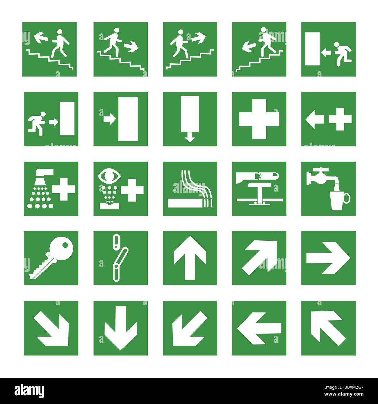 Safe condition signs Illustration vector-based drawing Stock Vector ...