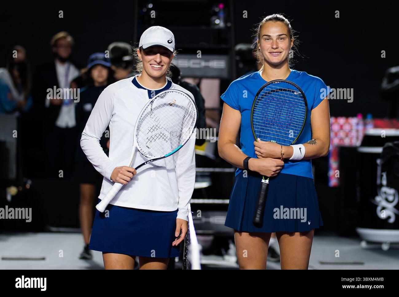 Iga swiatek aryna sabalenka wta finals hi-res stock photography and ...