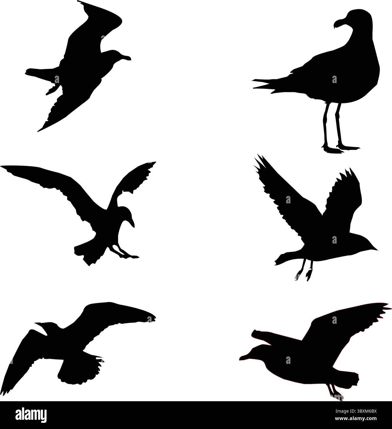 Minimal animal silhouettes Cut Out Stock Images & Pictures - Alamy