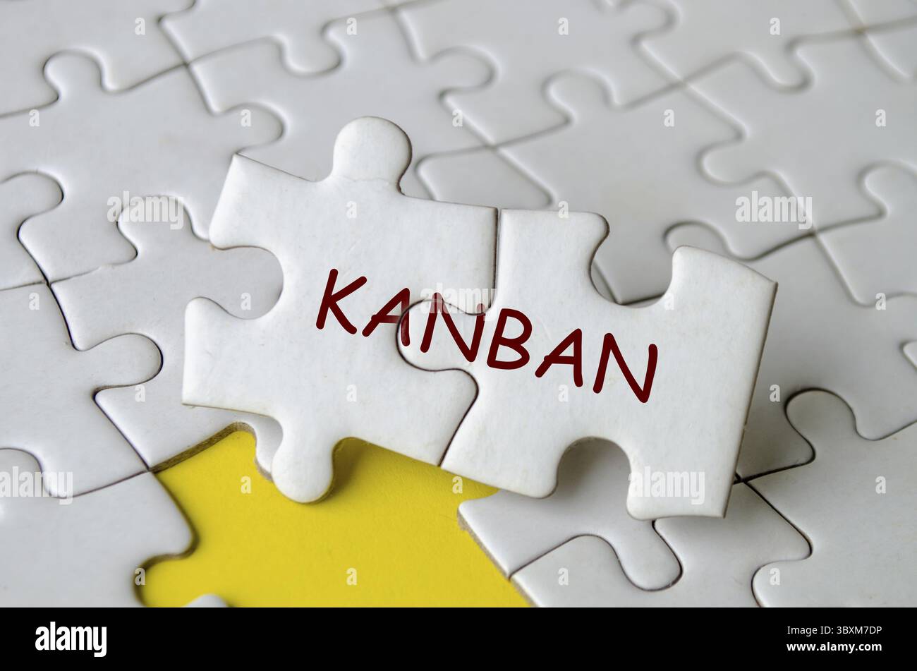 Ikigai text on jigsaw puzzle that represent visual task management ...