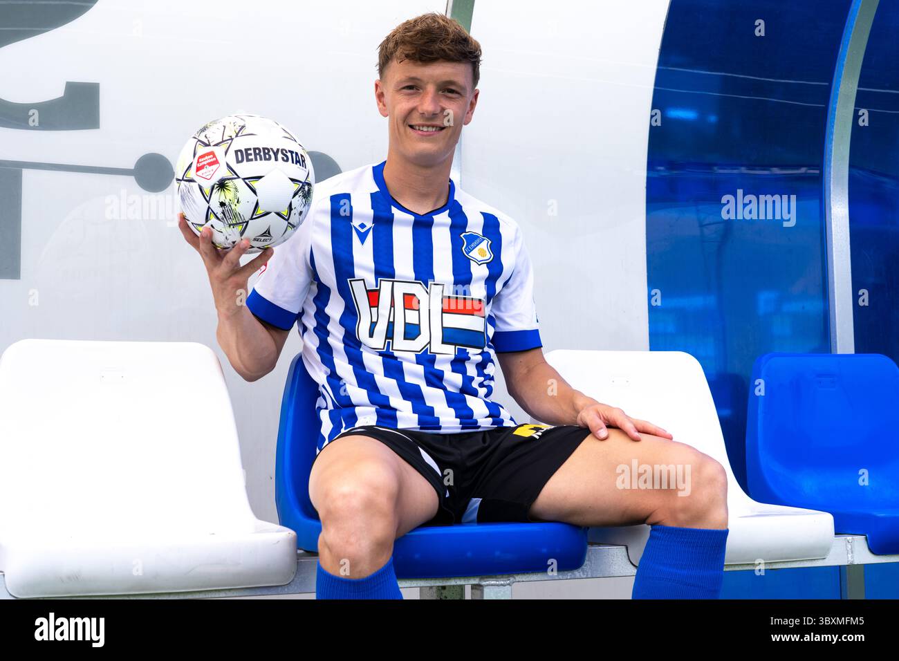 EINDHOVEN, NETHERLANDS - JULY 18: Sven Blummel of FC Eindhoven during a ...