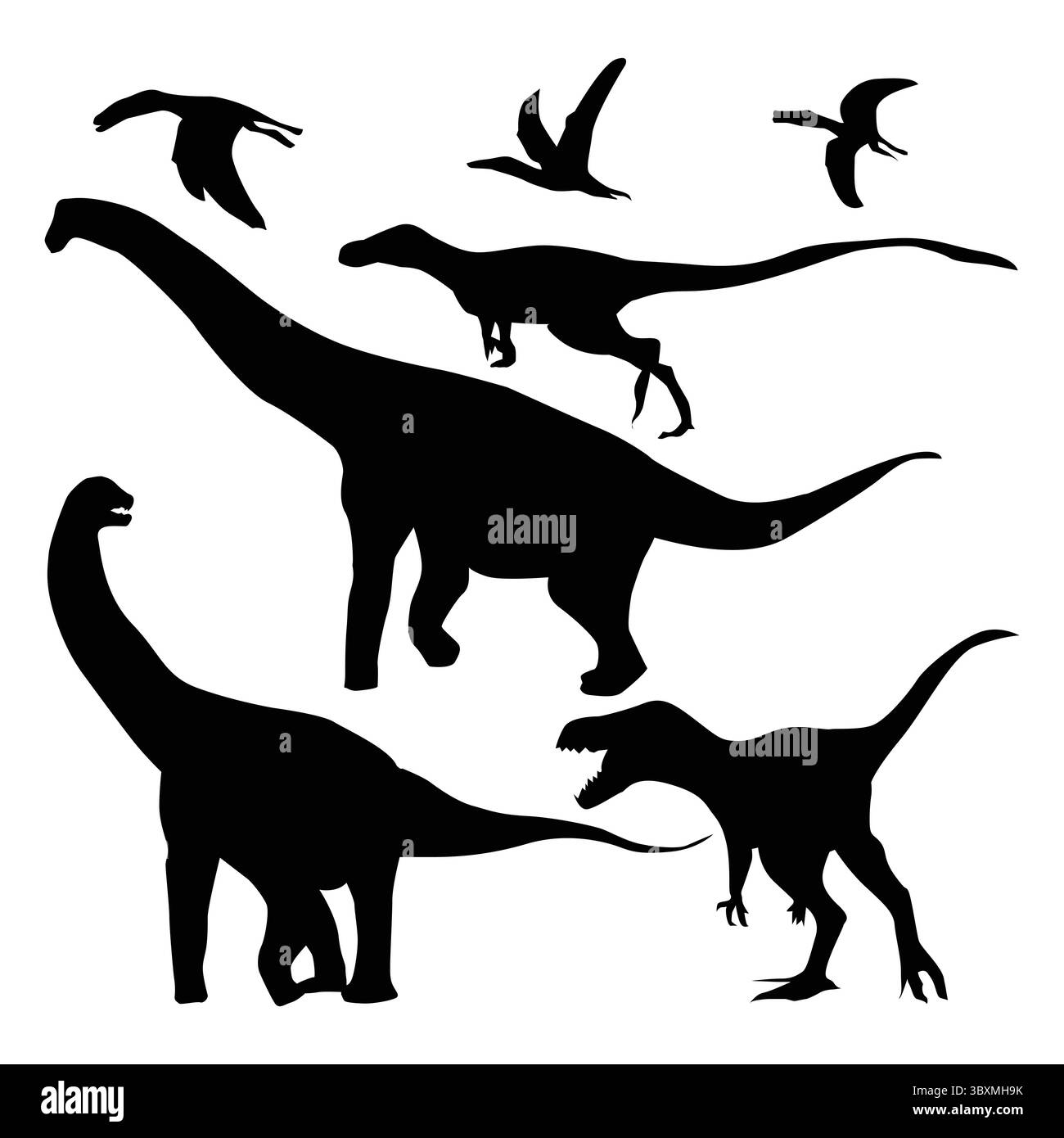 Carnivorous dinosaurs allosaurus Stock Vector Images - Alamy