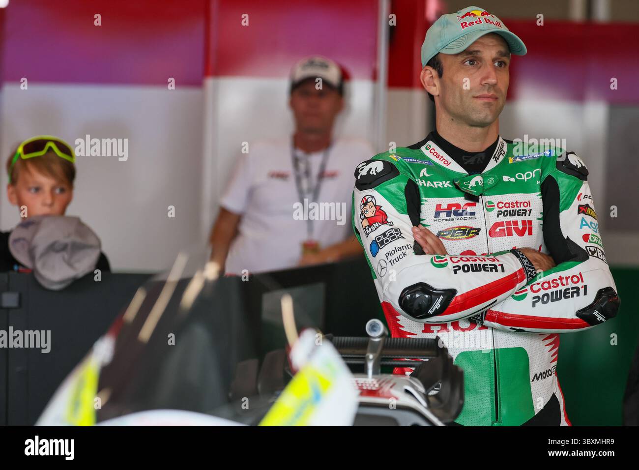 BRNO, CZECH REPUBLIC - JULY 18: Johann Zarco of France of CASTROL Honda ...