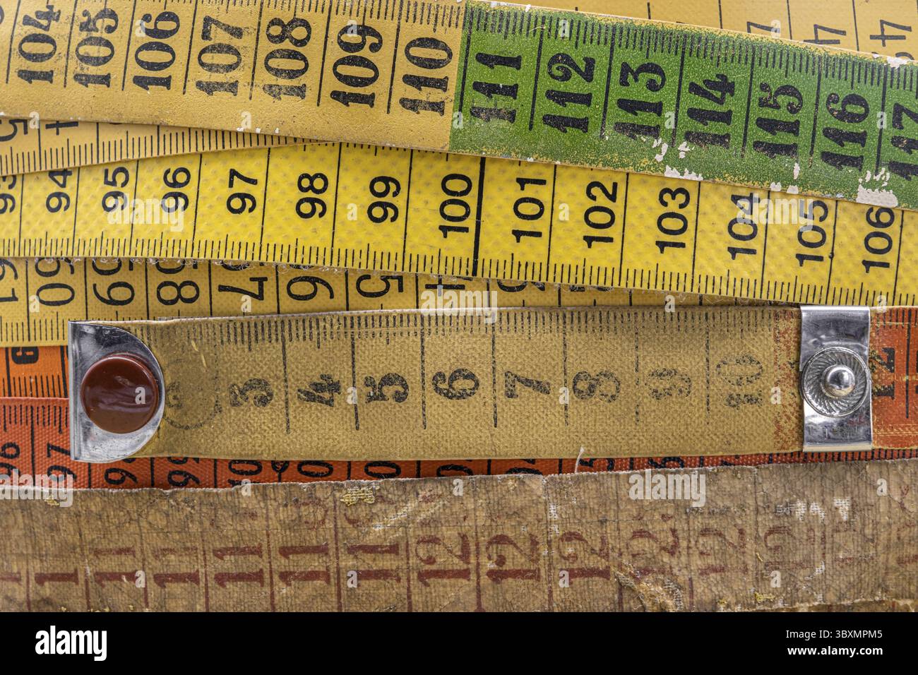 Multiple measuring tape tailor hi-res stock photography and images - Alamy