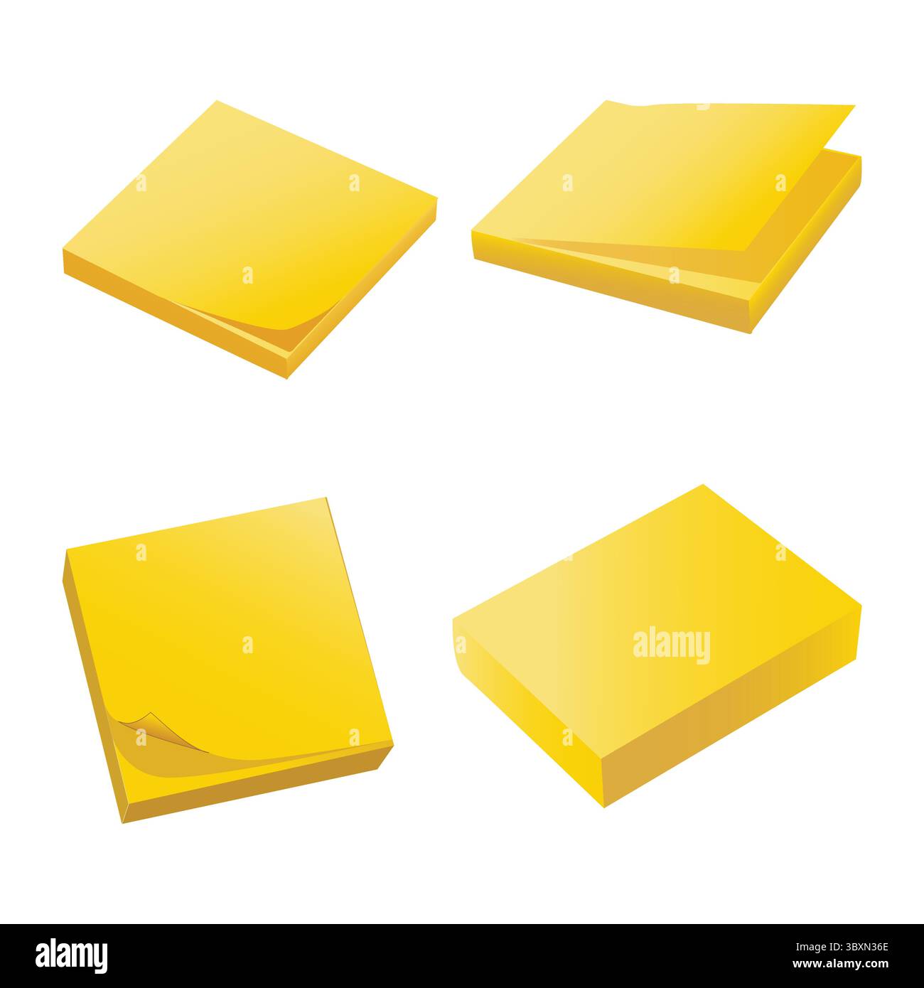 Mock up sticky note Cut Out Stock Images & Pictures - Alamy