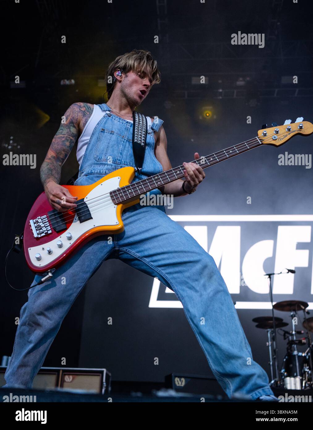 McFly playing Scarborough Open Air Theatre on 12th July 2025. Credit ...
