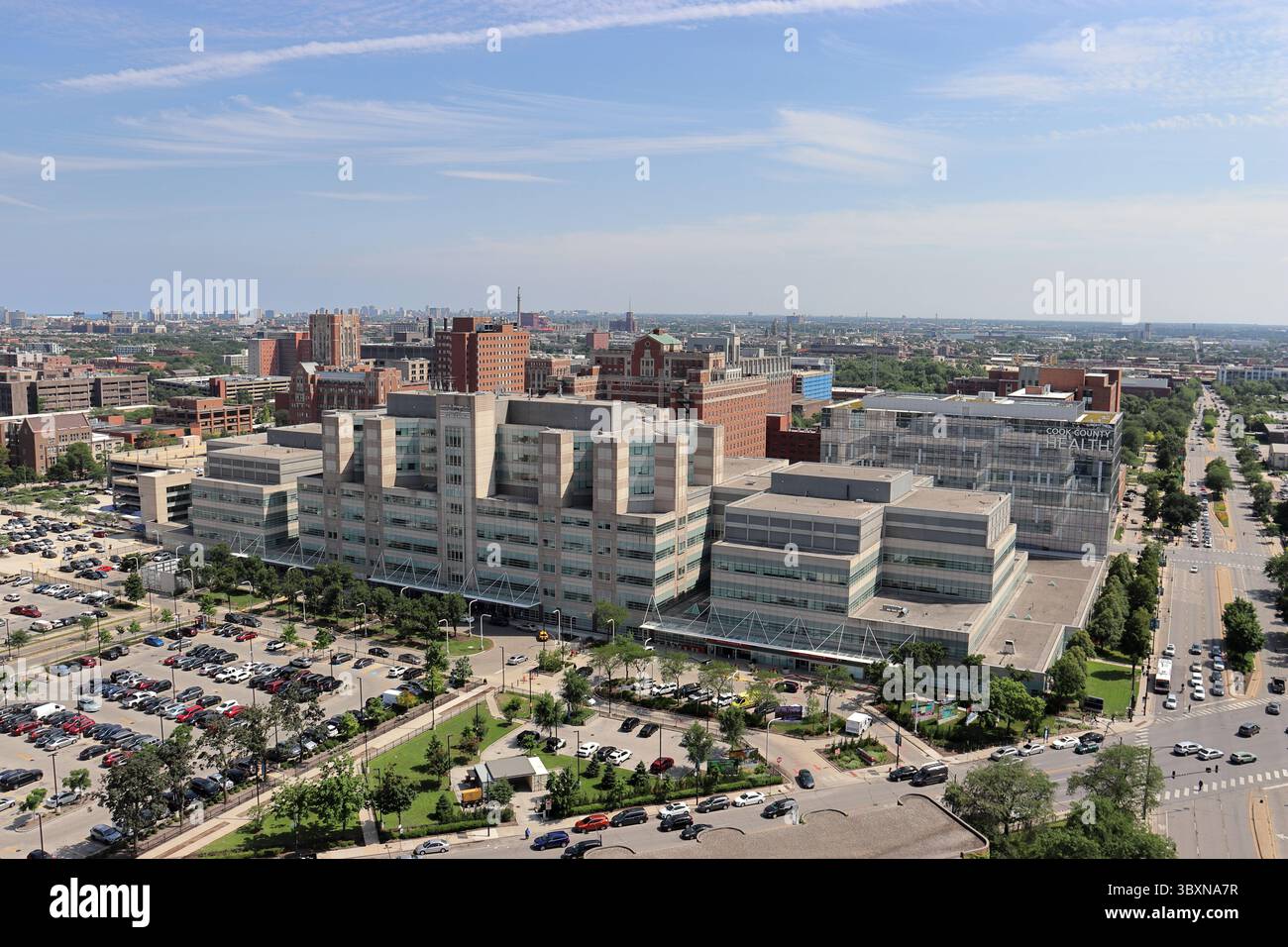 John H. Stroger, Jr. Hospital of Cook County Stock Photo - Alamy
