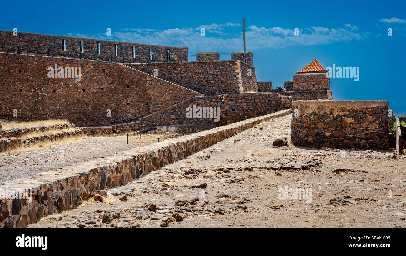 The fort was built as defense against pirate attacks Stock Photo - Alamy