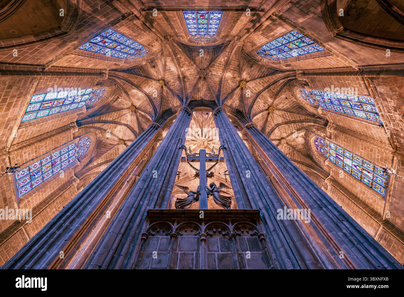 Heavenly Cathedral Cross View showcases the intricate architecture of ...