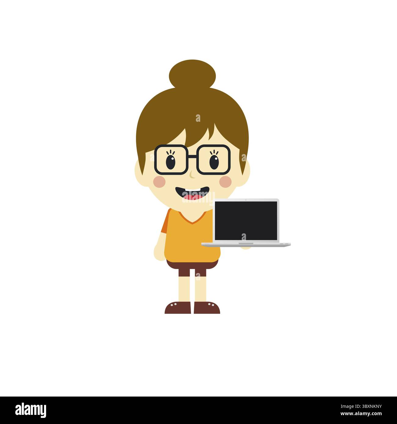 Cartoon character theme graphic art vector illustration Stock Photo - Alamy