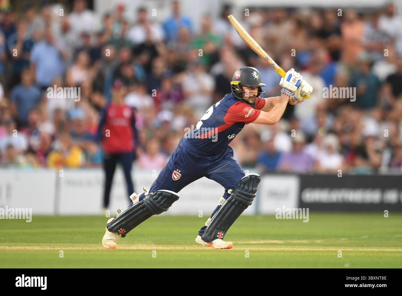 Canterbury, England. 18th July 2025. Harry Finch during the Vitality ...