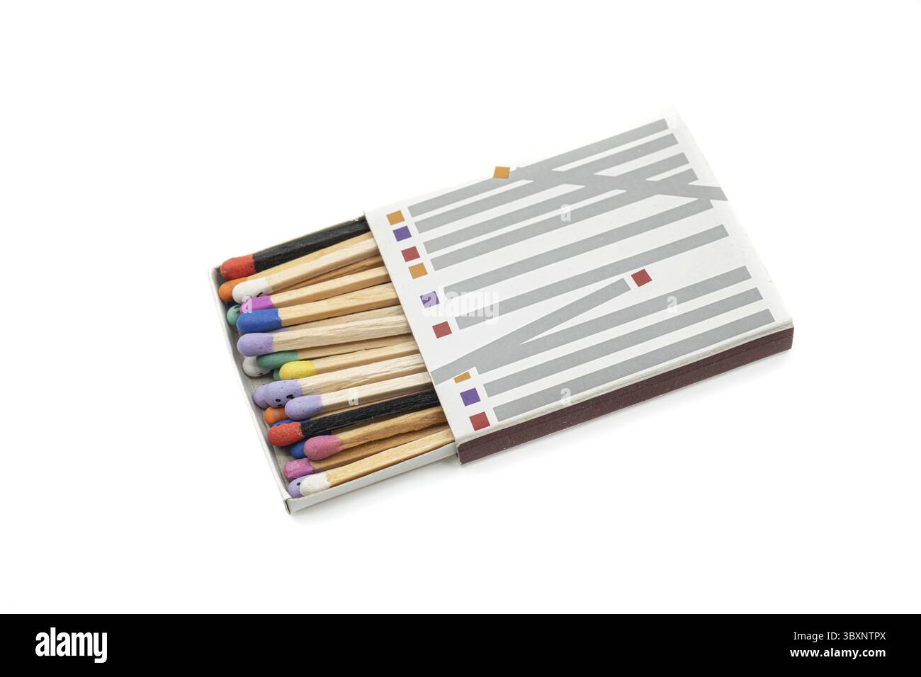 Box matches lighted matchstick hi-res stock photography and images - Alamy