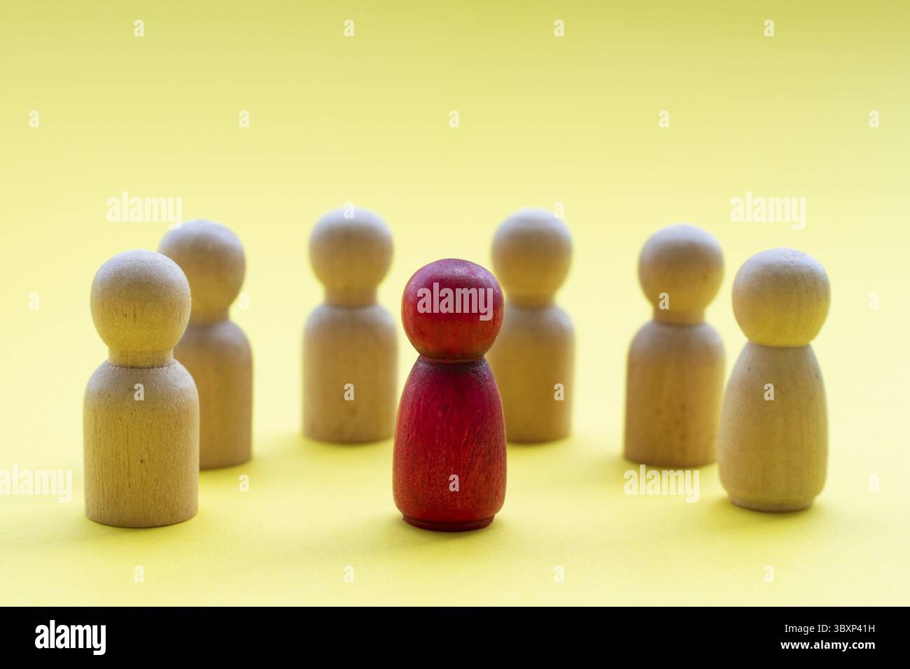 Red wooden figure other hi-res stock photography and images - Alamy