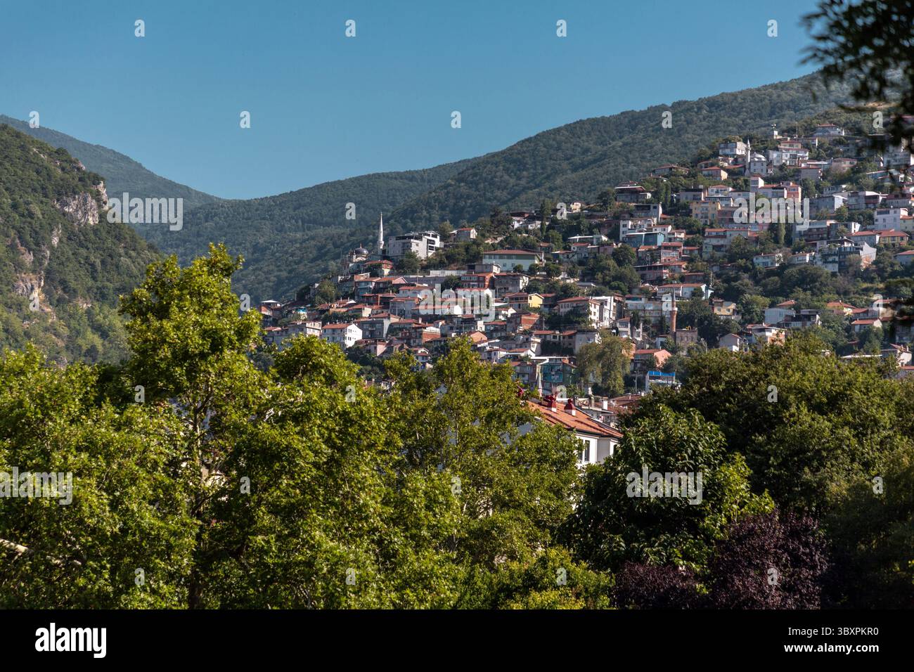 Bursa, Turkiye - 6 July 2025: Typical architecture and street view in ...